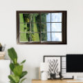Fake window 2 poster | Zazzle