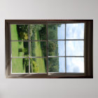 Fake window 2 poster | Zazzle.com