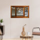Fake Window Illusion - Ominous White Blossoms Poster | Zazzle