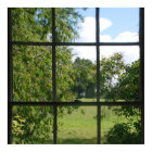 Fake window poster | Zazzle
