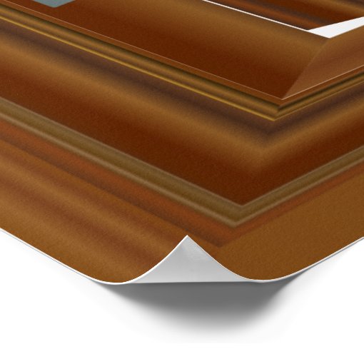 Fake Window View Template Poster | Zazzle