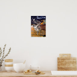 Falcon Bicycle poster | Zazzle