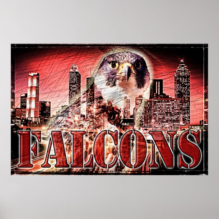 Falcons Football Poster | Zazzle.com
