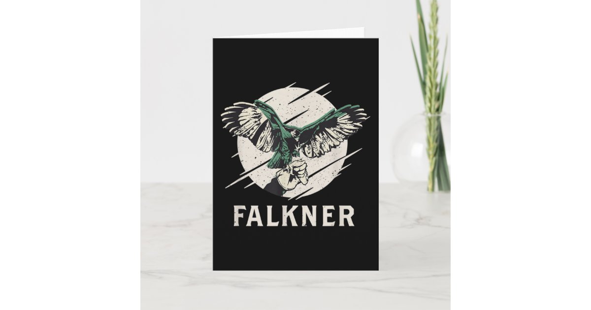 Falkner I Falconry Hunting Bird of Prey Hunting Card | Zazzle