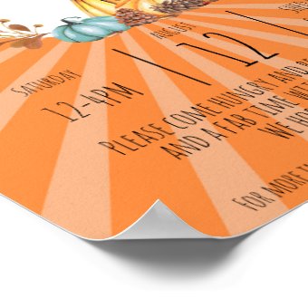 fall autumn festival PTO PTA fundraising Poster | Zazzle