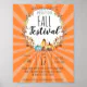 fall autumn festival PTO PTA fundraising Poster | Zazzle
