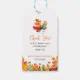 Fall Autumn Maple Leaves Thank You Favor Gift Tags | Zazzle