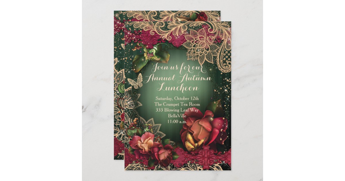 FALL AUTUMN PARTY INVITATIONS | Zazzle