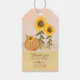 Fall Autumn Pumpkin Gift Tag Favor Tag | Zazzle