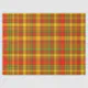 Fall Autumn Rustic Plaid Pattern Tissue Paper | Zazzle