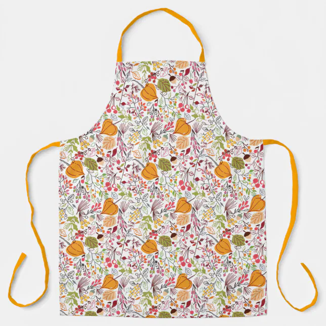 Fall Autumn Thanksgiving Apron | Zazzle