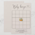 Fall Baby Shower Blue Pumpkin Truck Bingo Game | Zazzle