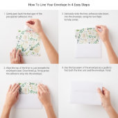 Fall Blooms Envelope Liner Wedding Invitation A200 | Zazzle