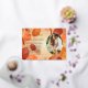 Fall Boho Oval Photo Terracotta All-in-One Wedding Foil Invitation | Zazzle