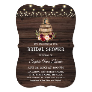 Wine Barrel Invitations | Zazzle