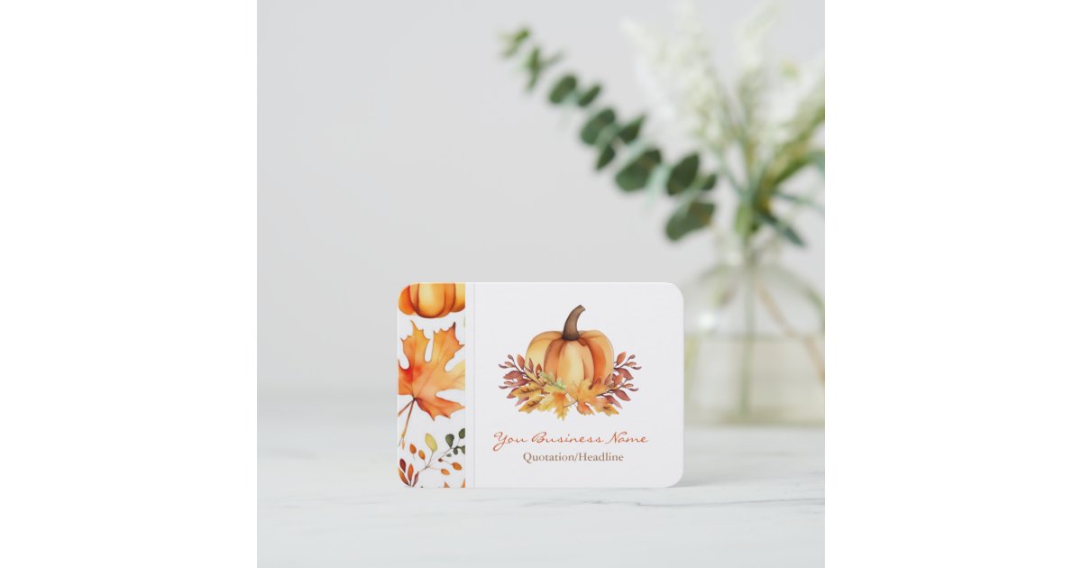 Fall Business Cards | Zazzle