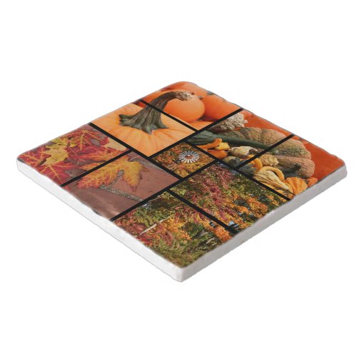 Fall Collage Trivet | Zazzle