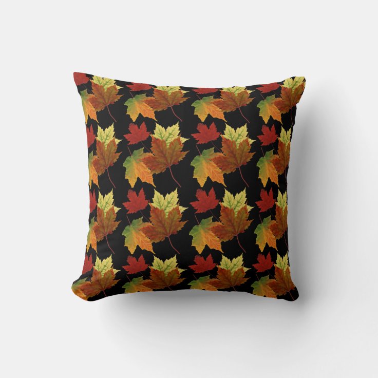 Fall Colors Throw Pillow | Zazzle