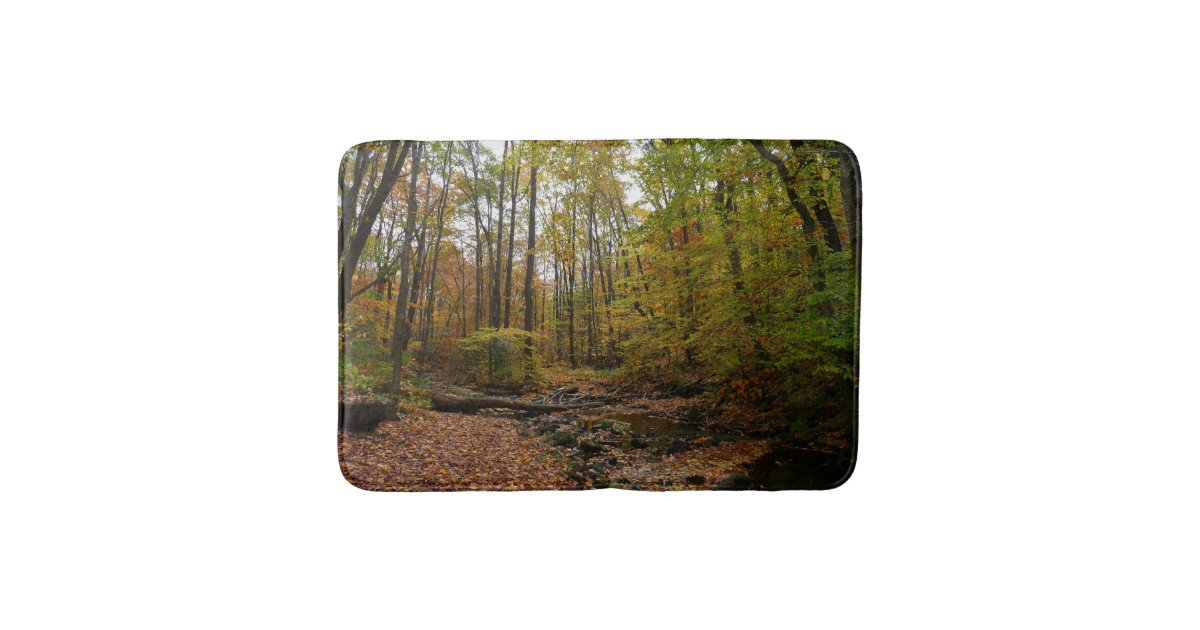 Fall Creek at Laurel Hill State Park Pennsylvania Bath Mat | Zazzle