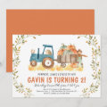 Fall Farm Birthday Invitation, Fall hayride Invitation | Zazzle