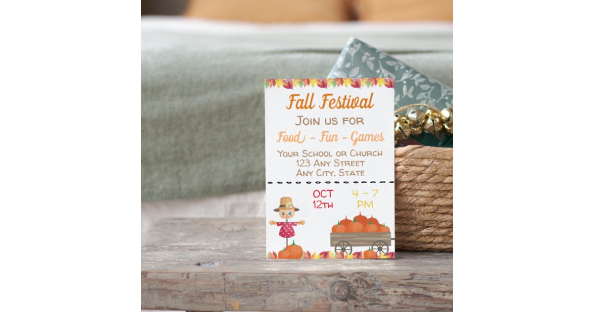 Fall Festival Invitation | Zazzle