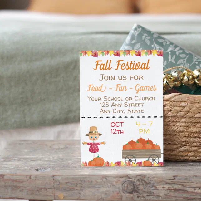 Fall Festival Invitation | Zazzle