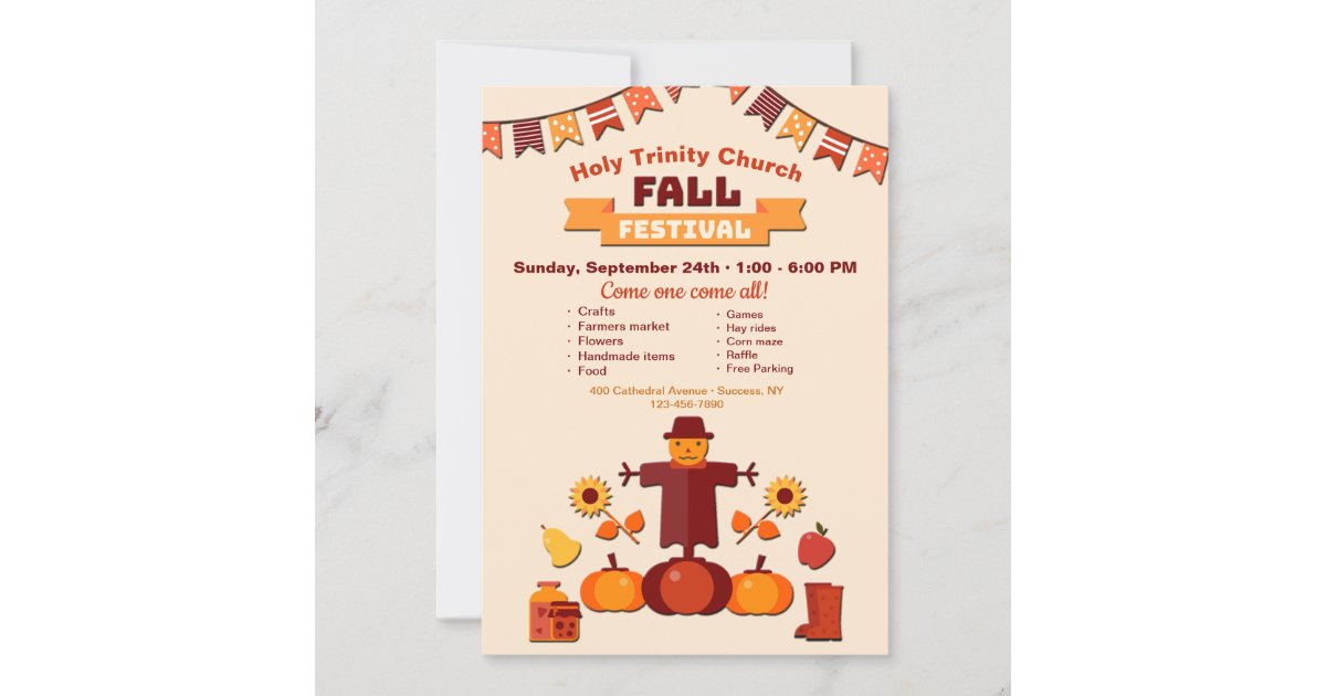 Fall Festival Invitation | Zazzle