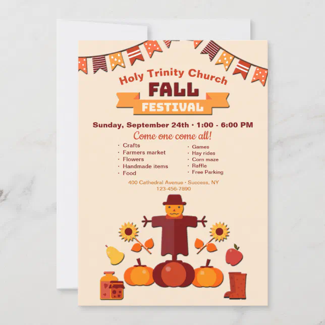 Fall Festival Invitation | Zazzle