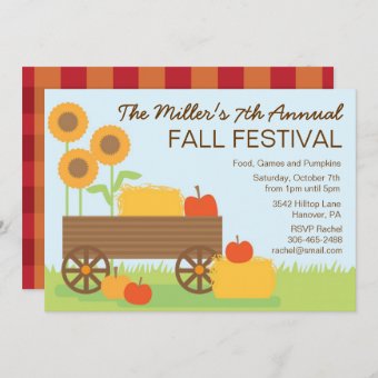 Fall Festival Party Invitation | Zazzle