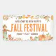 Fall Festival Welcome Sign | Zazzle