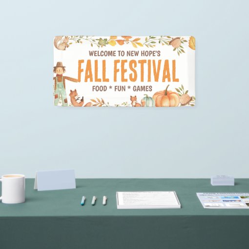 Fall Festival Welcome Sign | Zazzle