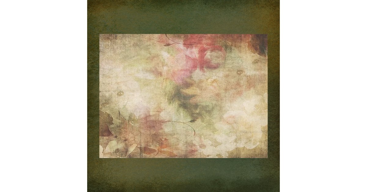 Fall Floral Decoupage Tissue Paper | Zazzle