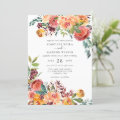 Fall Floral Wedding Invitation | Zazzle
