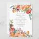 Fall Floral Wedding Invitation | Zazzle