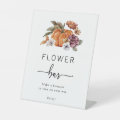 Fall Flower Bar Sign | Zazzle