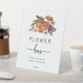 Fall Flower Bar Sign | Zazzle
