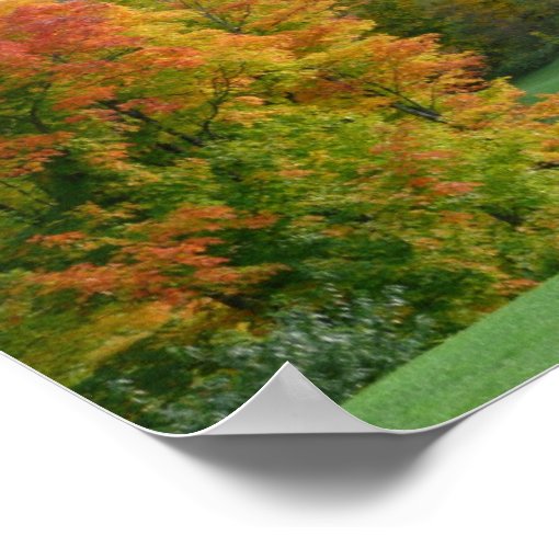 Fall Golf poster | Zazzle