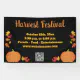 Fall Harvest Autumn QR Code Pumpkin Festival Banner | Zazzle