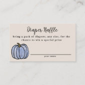 Fall Harvest Baby Shower Diaper Raffle Enclosure Card | Zazzle