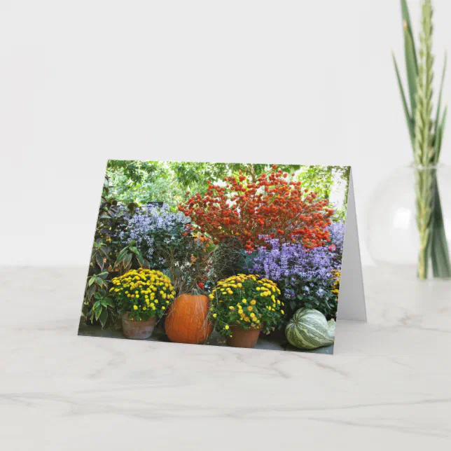Fall Harvest Card | Zazzle