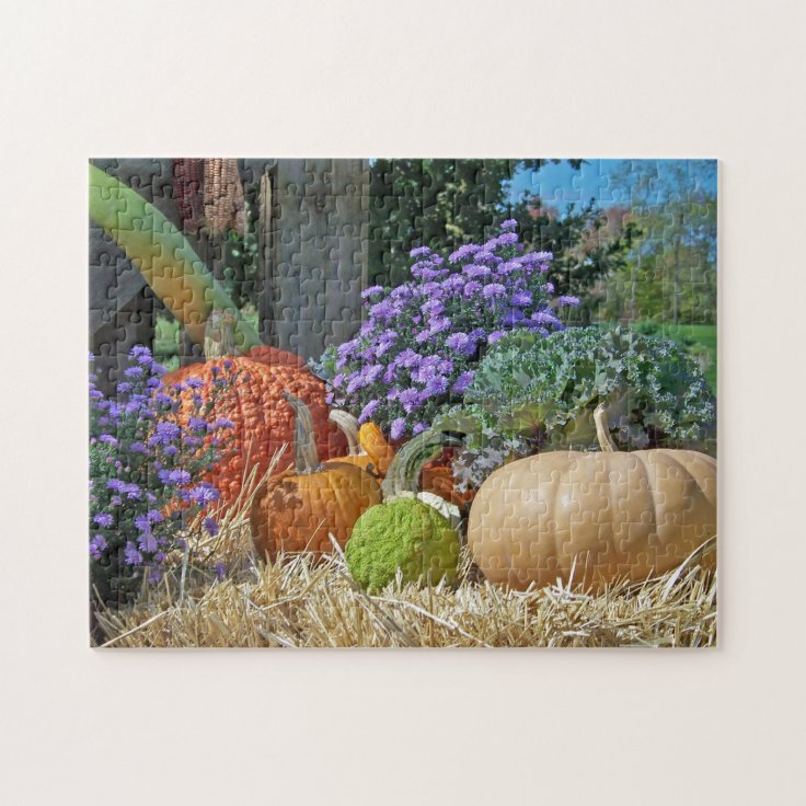 Fall Harvest Jigsaw Puzzle | Zazzle