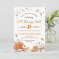 Fall Harvest Party All Things Fall Invitation | Zazzle