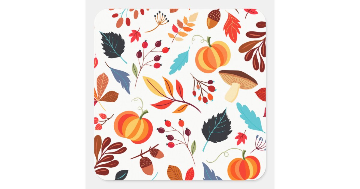 fall harvest stickers | Zazzle