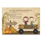 Fall Farm Theme Party Invitation | Zazzle.com