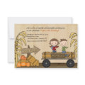 Fall Hayride Party Invitation | Zazzle