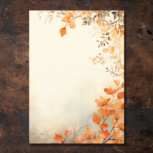 Fall in Love Beautiful Autumn Leaves Fall Wedding Invitation | Zazzle