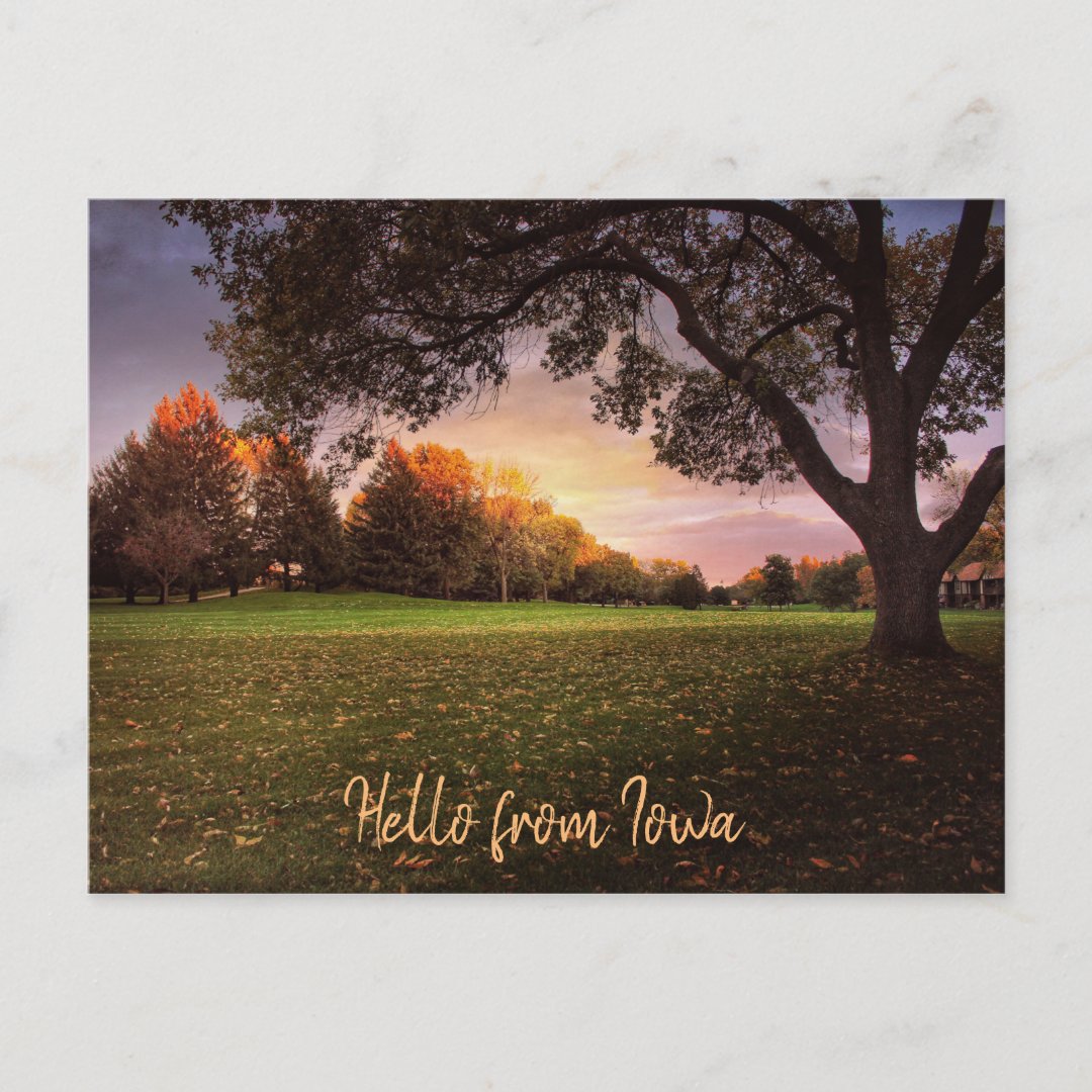 Fall in Love with Iowa Post Card | Zazzle