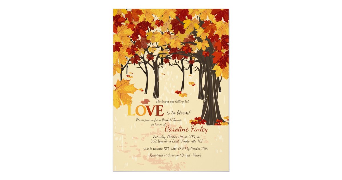 Fall is Here Invitation | Zazzle.com