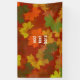 Fall Leaves - Red Background Banner | Zazzle