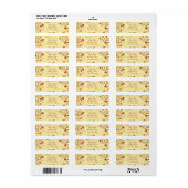 Fall Leaves Thanksgiving Return Address Labels | Zazzle